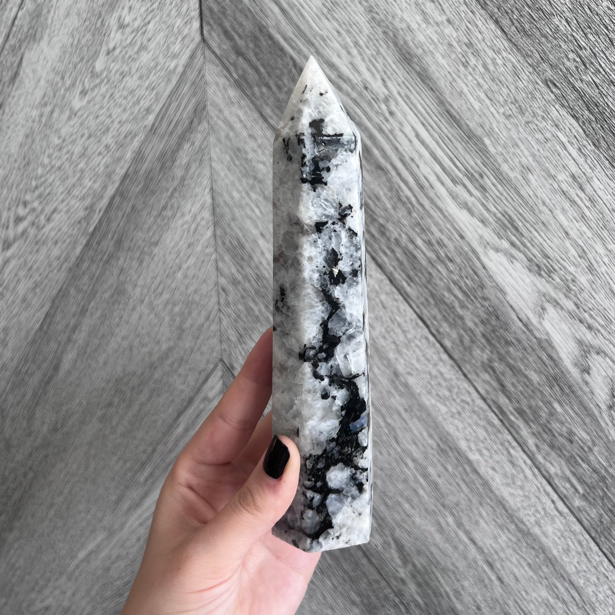 Rainbow Moonstone Tower Large – true-art.ca